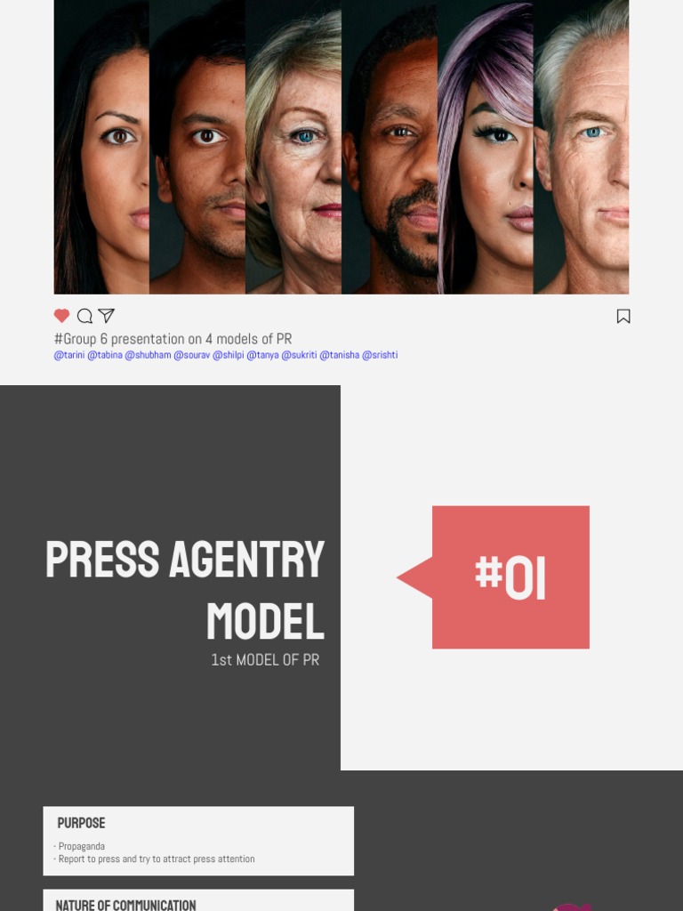 4 Models of PR by Group 6 IIMC | PDF | Business