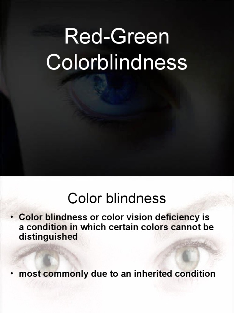 Red-Green Colorblindness | PDF | Color | Visual Perception
