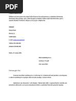 Kako Se Piše Žalba Ili Prigovor | PDF