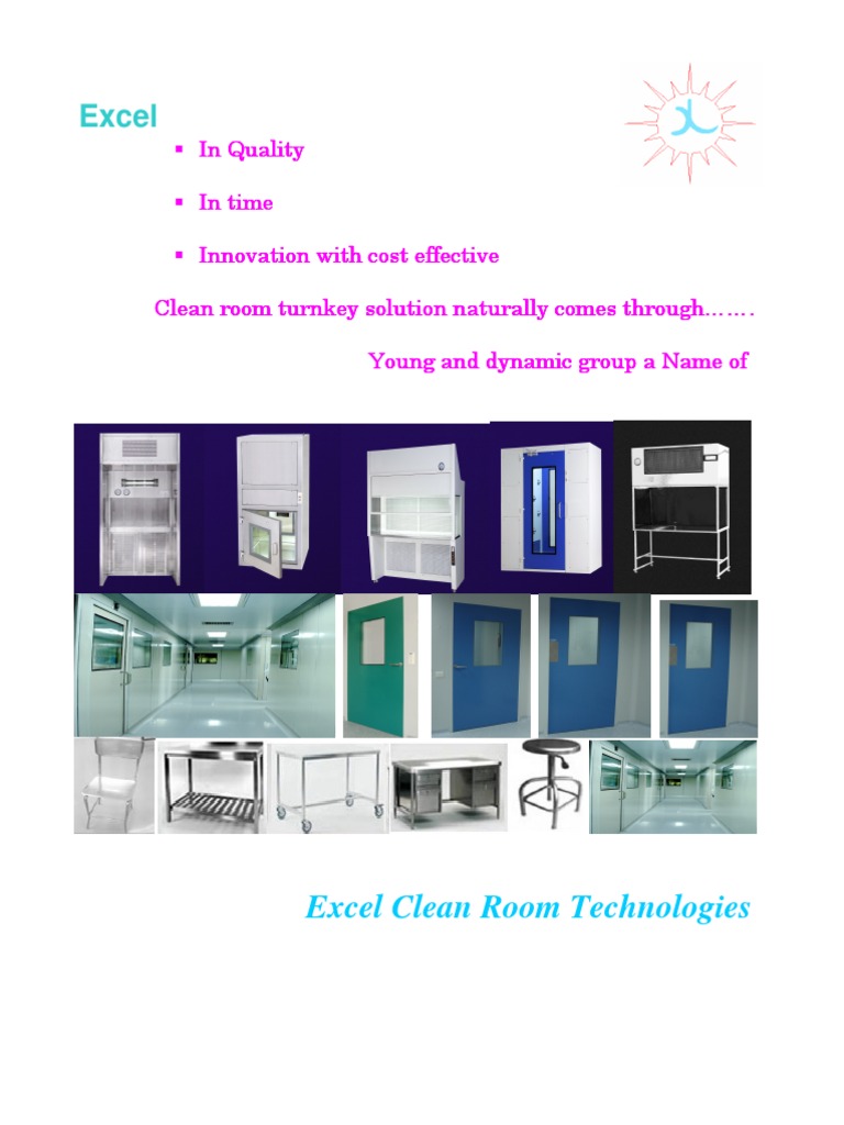 Excel Clean Room Technologies | PDF | Wall | Stainless Steel