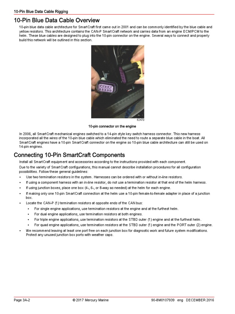 10-Pin Blue Data Cable Rigging | PDF | Electrical Connector | Switch