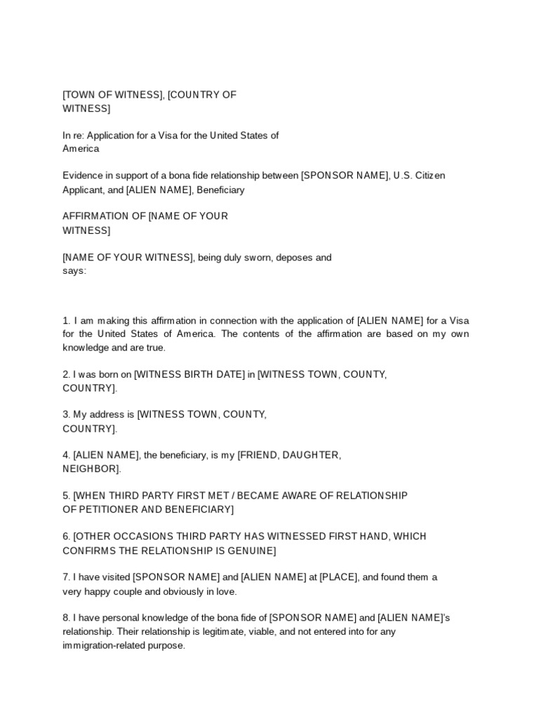 Third Party Affidavit | PDF