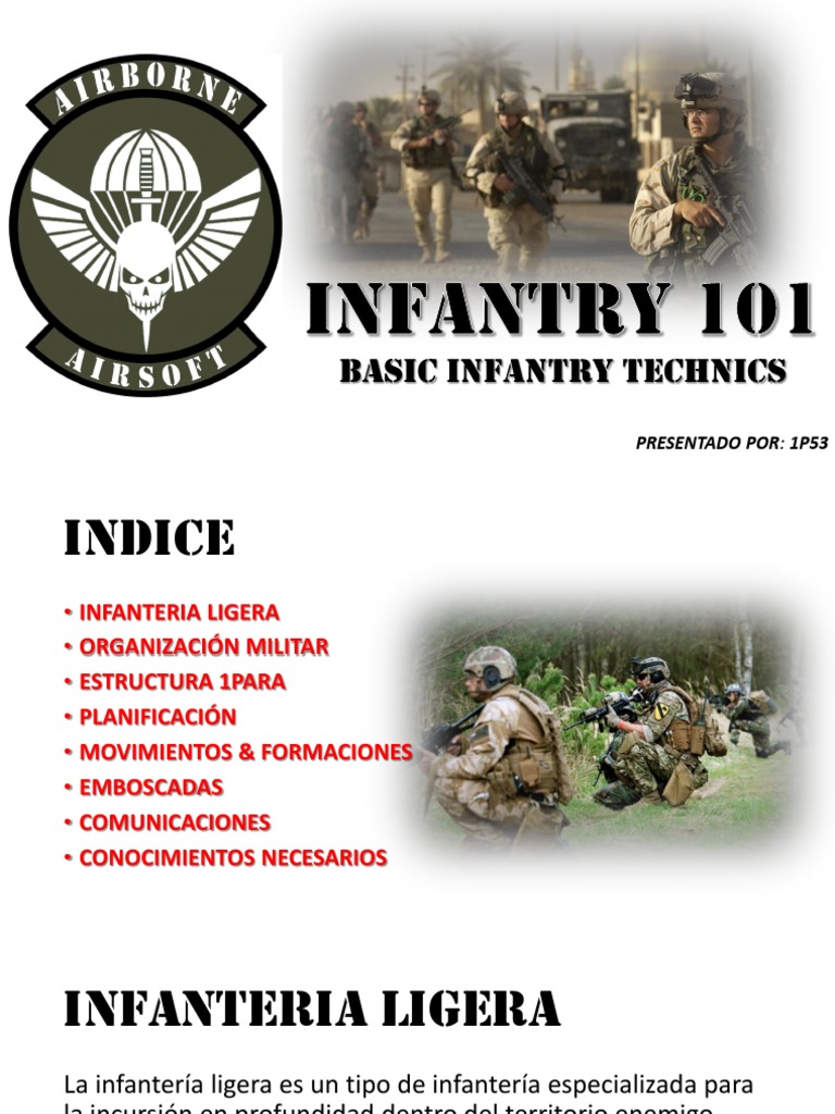 Infantería Ligera: Estrategias y Organización | PDF | Infantería ...