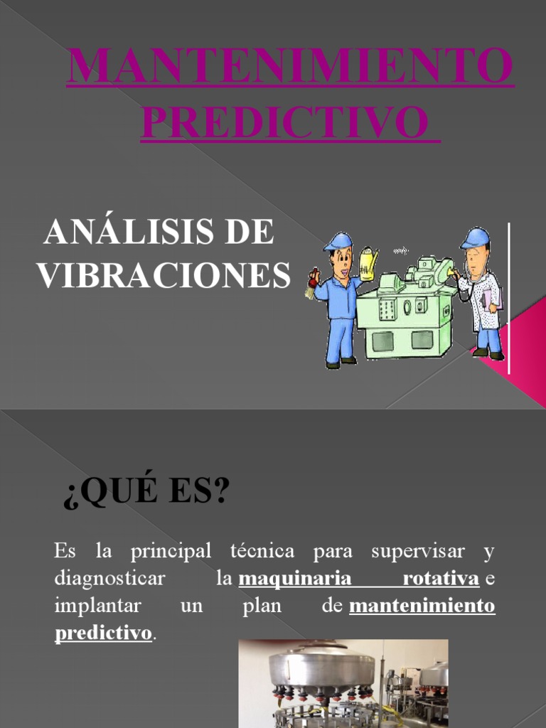 MANTENIMIENTO PREDICTIVO Vibraciones | PDF