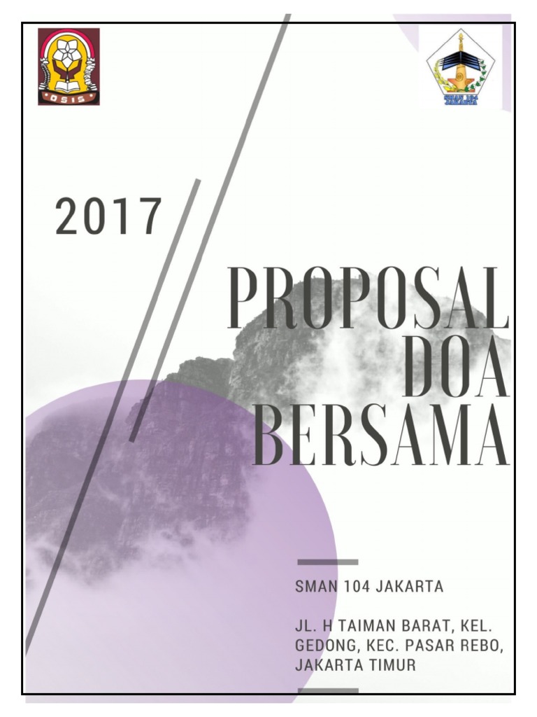 Proposal Doa Bersama 2017 | PDF