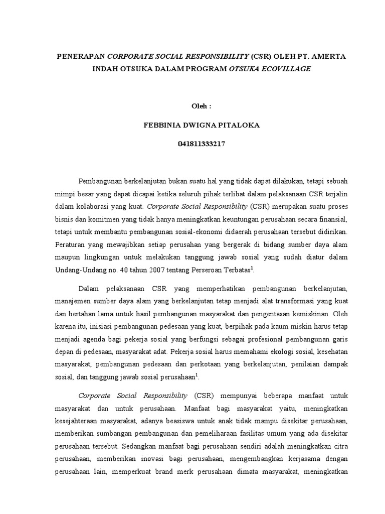 ESSAY Aml | PDF | Ilmu Sosial