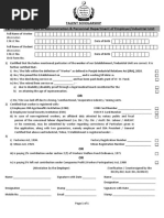 ESI Form 5 - Half Yearly Return | PDF | Employment | Government
