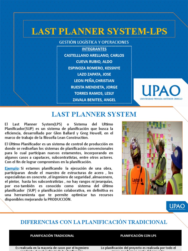 Last Planner System | PDF | Planificación | Diseño