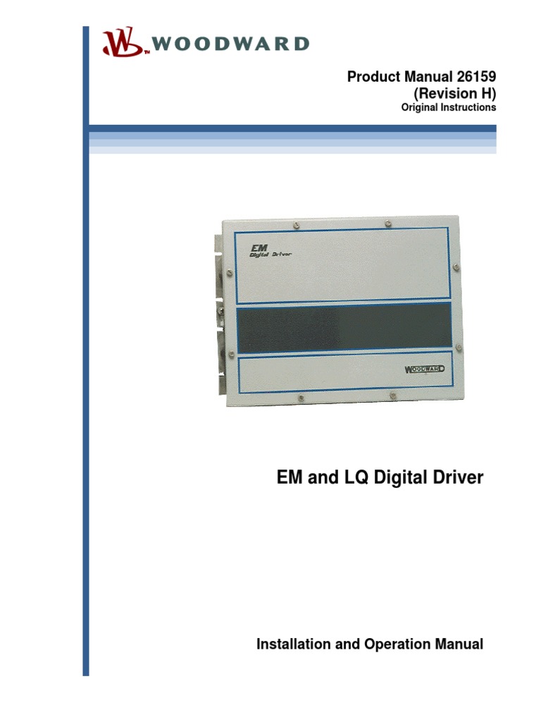Product Manual 26159 (Revision H) : EM and LQ Digital Driver | PDF ...