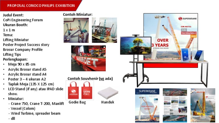 Judul Event: Ukuran Booth: Contoh Miniatur:: Proposal Conoco Philips ...