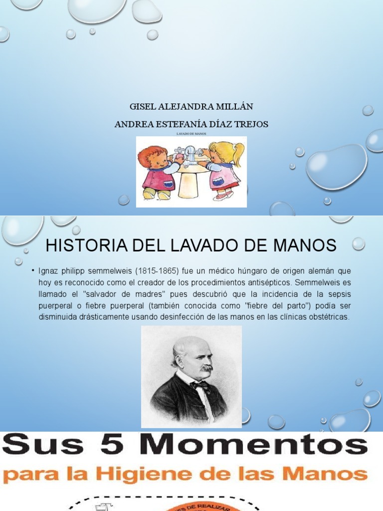 Lavado de Manos | PDF | Lavado de manos | Especialidades Medicas