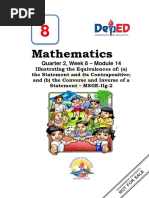 Q1 LE Mathematics 8 Lesson 1 Week 1 | PDF | Mode (Statistics) | Arithmetic Mean