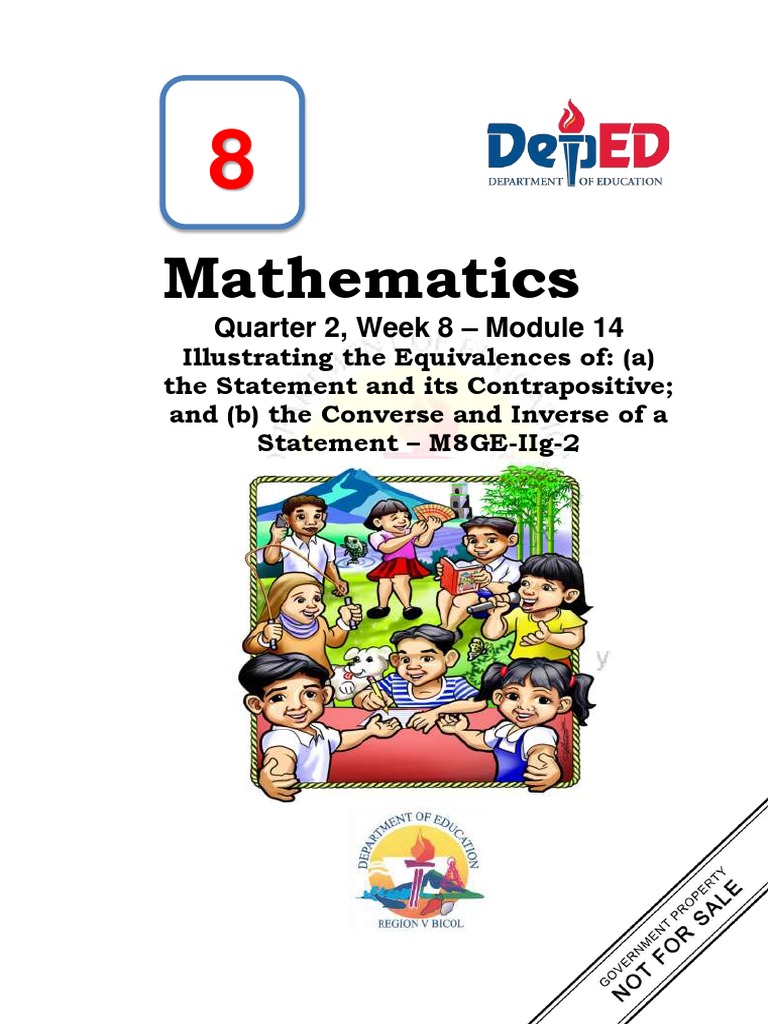 Mathematics: Quarter 2, Week 8 - Module 14 | PDF | If And Only If ...