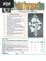 2 Point Perspective City Project Sheet | PDF | Perspective (Graphical ...