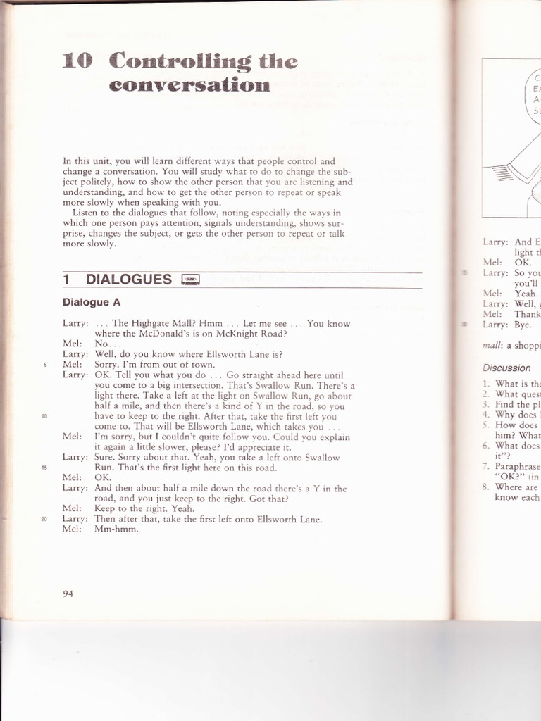 Unit 10 - Controlling The Conversation | PDF | Human Communication ...