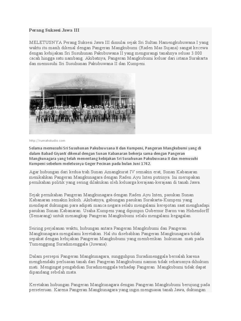 Perang Suksesi Jawa 3 Pdf