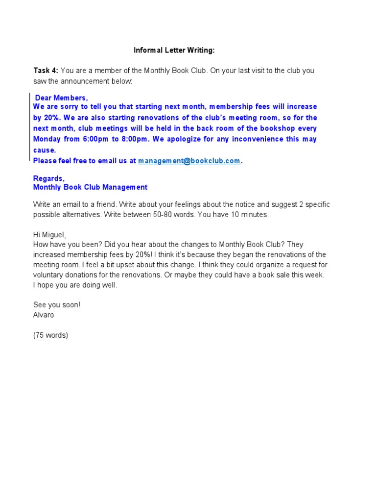 Course 16 - Informal Letter Writing | PDF | Career & Growth