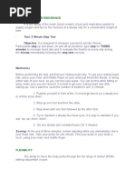 YMCA 3-Minute Step Test Guide | PDF | Heart Rate | Nature