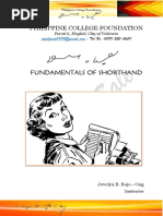 Steno 101 Module | PDF | Shorthand | Punctuation