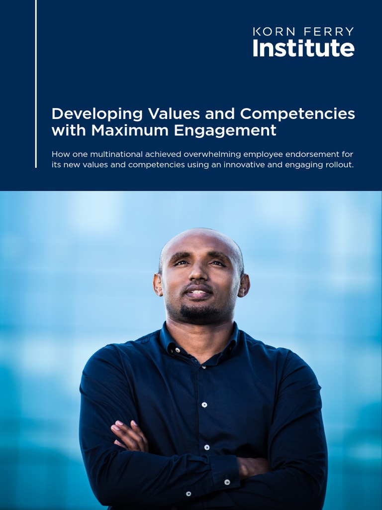 Developing Values and Competencies With Maximum Engagement | PDF ...