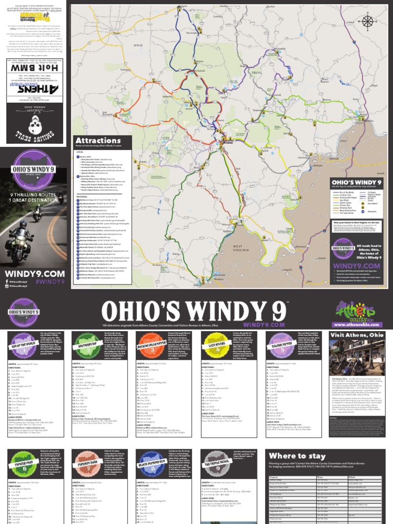 Roadrunner+Travel+Map Ohio Final Side+b Rev3!5!15 15 | PDF