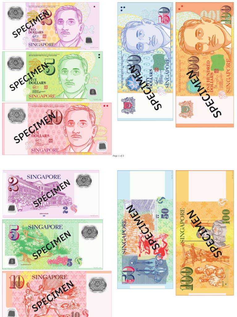 3 Math Singapore Notes Cut Outs | PDF