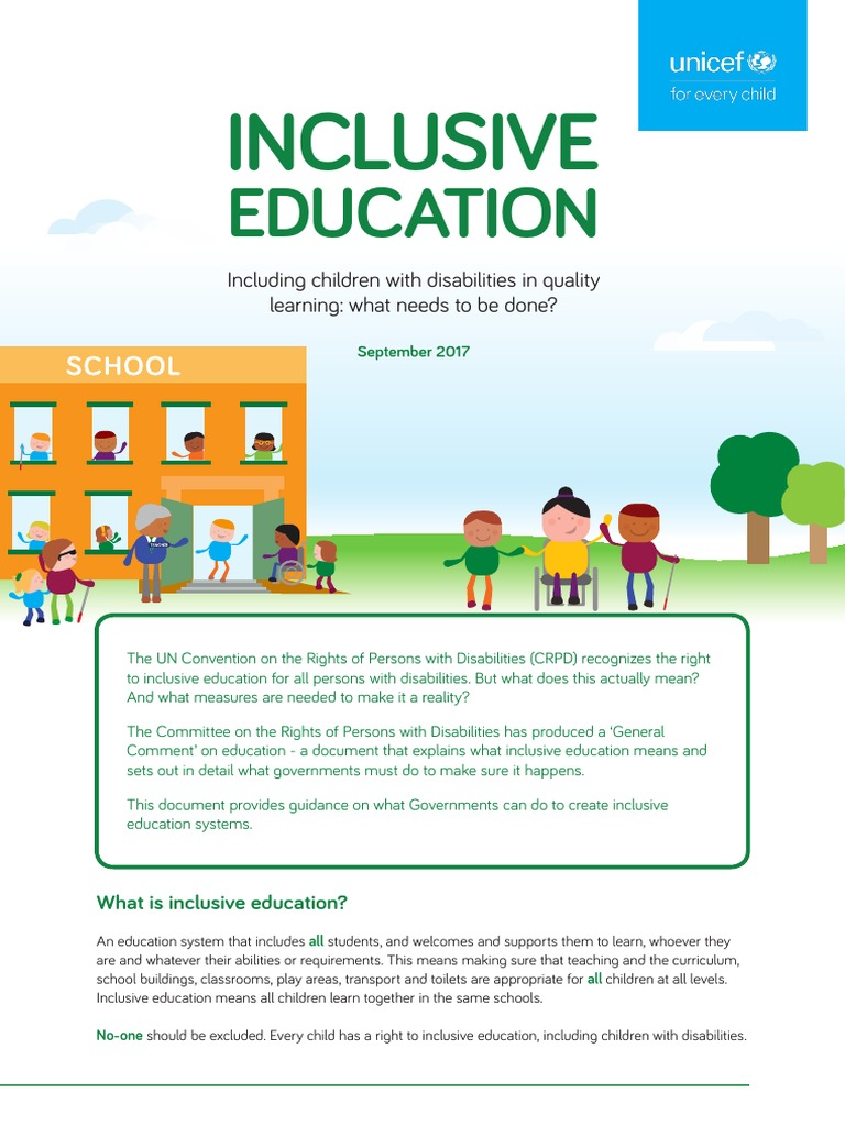 Understanding Inclusive Education | PDF | Inclusion (Education ...