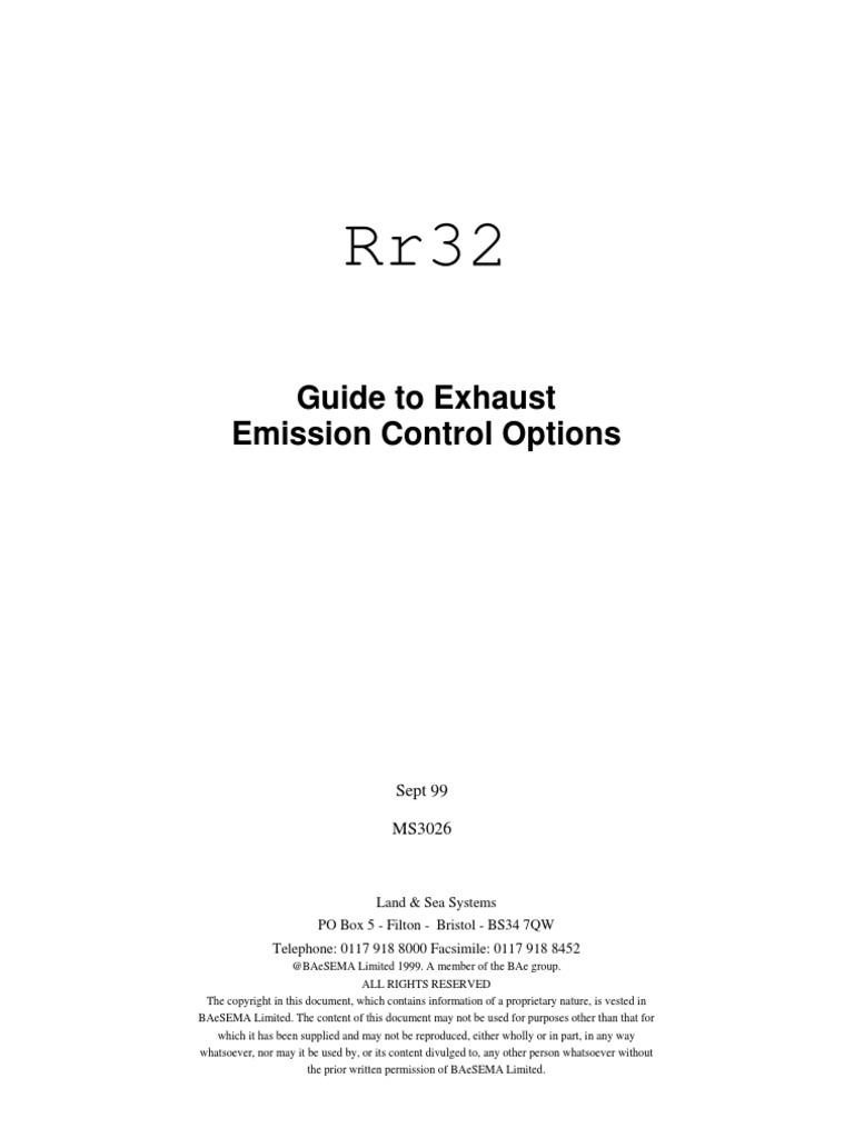 Guide To EEC Options Sep99 | PDF | Combustion | Fuel Injection