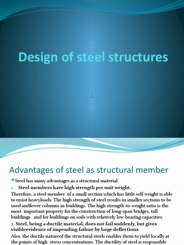 Advantages of Steel Structures | PDF | Rolling (Metalworking ...