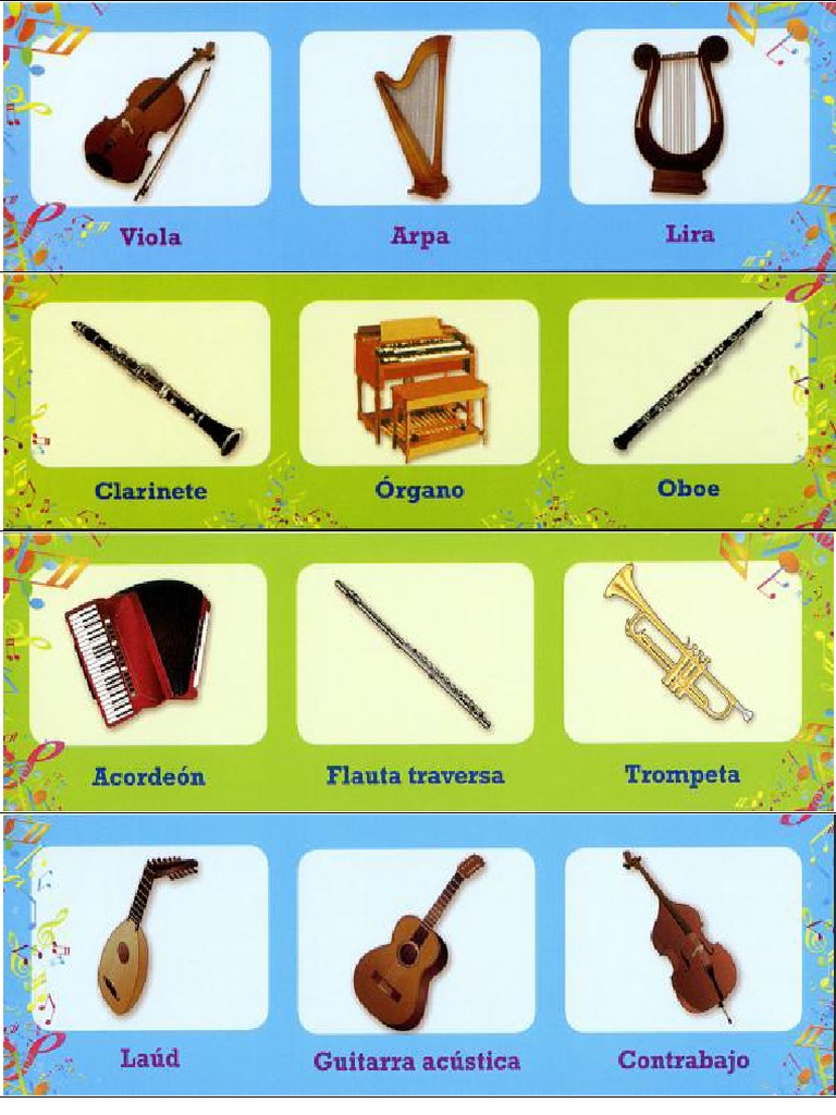 Bingo de Instrumentos | PDF
