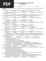 Intro To Philo 2022 2023 1st Quarter Exam and TOS | PDF | Knowledge | Epistemology