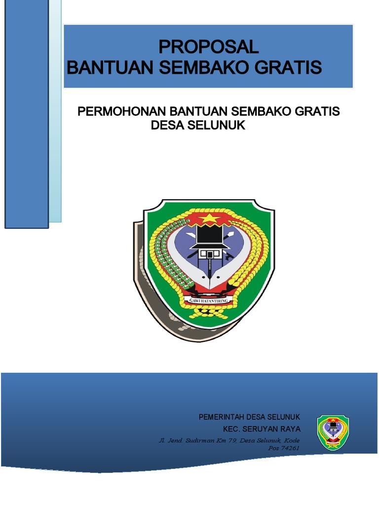 Proposal Bantuan Sembako Murah 2020 | PDF | Ilmu Sosial