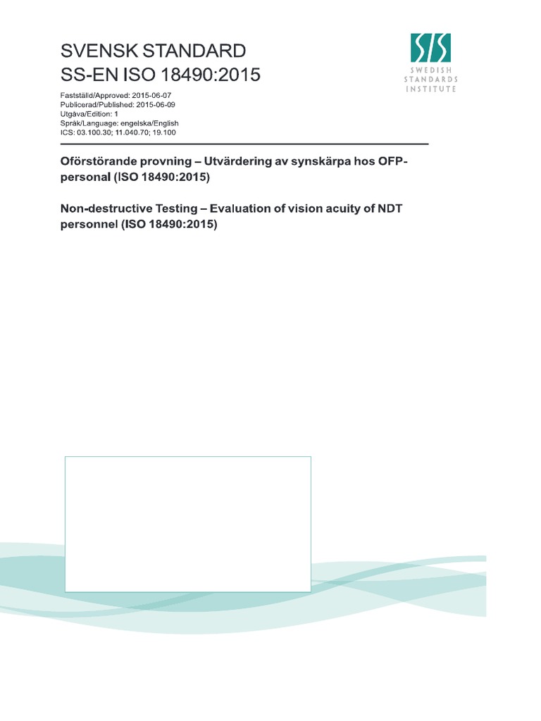 Iso 18490 | PDF | Regulation | Light