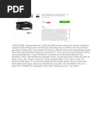 Comparison Between Epson EcoTank L3210 and L3110 Printers | PDF