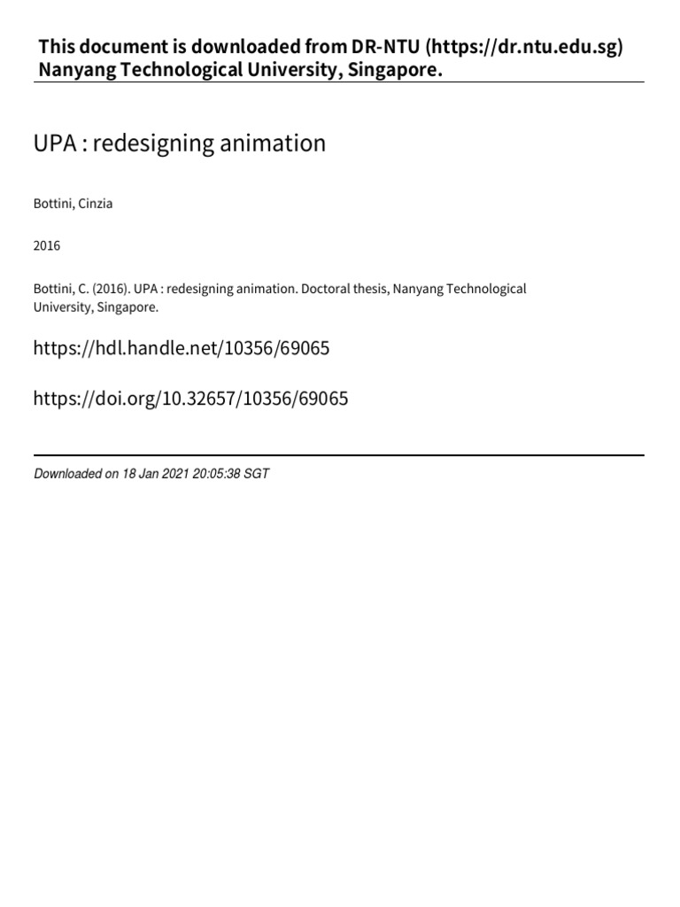 UPA Redesigning Animation CB | PDF | Paintings