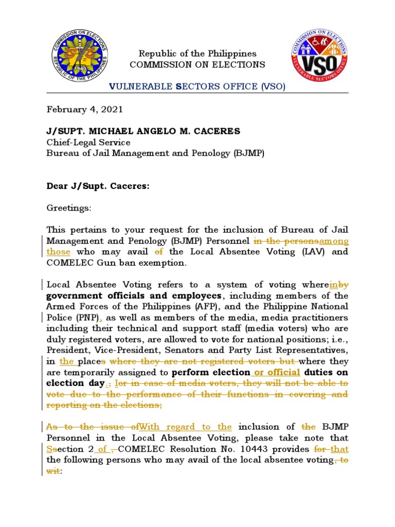 Vulnerable Sectors Office (Vso) : J/Supt. Michael Angelo M. Caceres ...