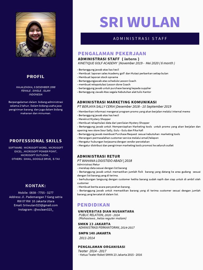 CV SRI WULAN | PDF