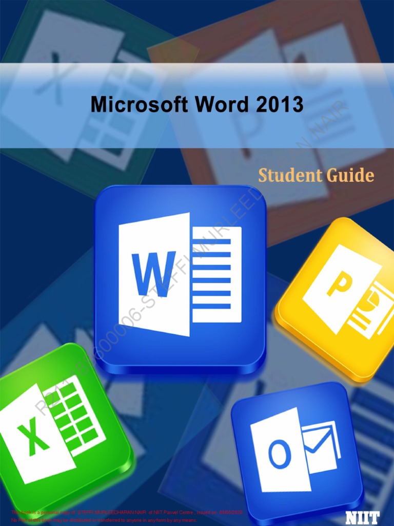 Word 2013 | PDF | Microsoft Word | Microsoft Office