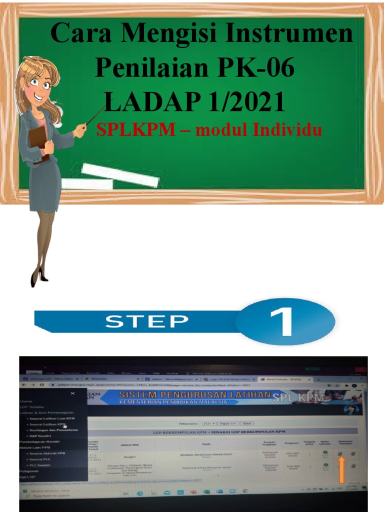 Cara Mengisi Instrumen Penilaian PK-06 | PDF