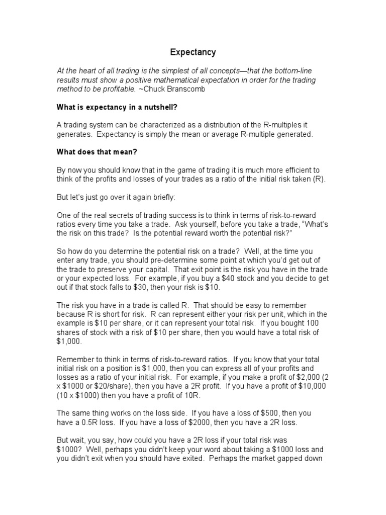 Expectancy: What Is Expectancy in A Nutshell? | Download Free PDF ...