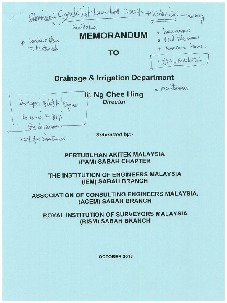 DID - Submission Checklist & Guideline | PDF