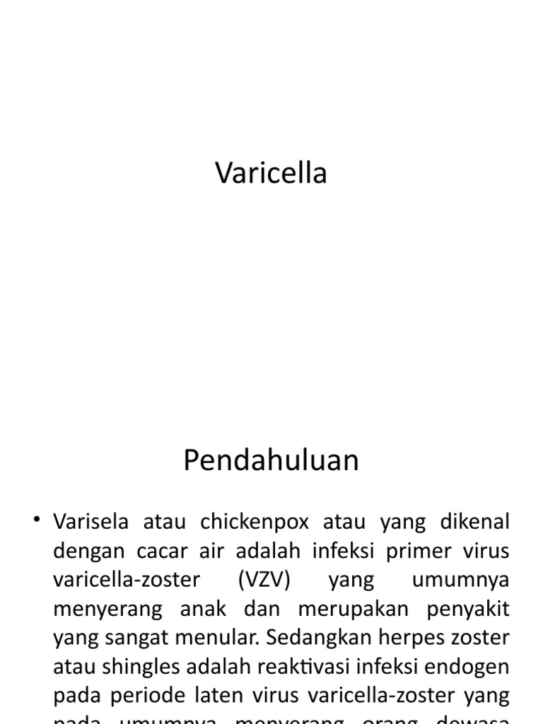 Varicella | PDF