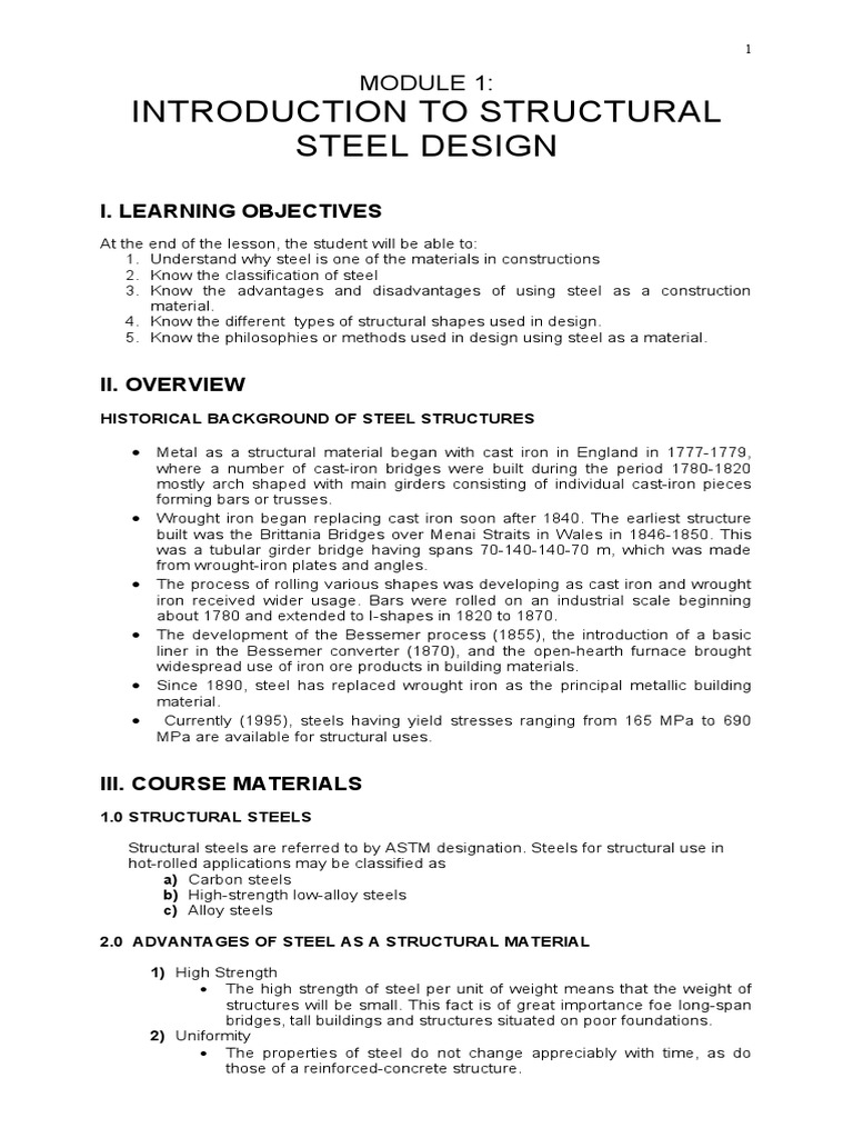 An Introduction to Structural Steel Design: Materials, Shapes ...
