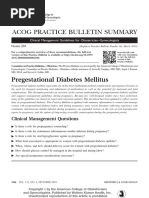 Clinical Practice Guideline - ACOG | PDF | Postpartum Period | Obstetrics