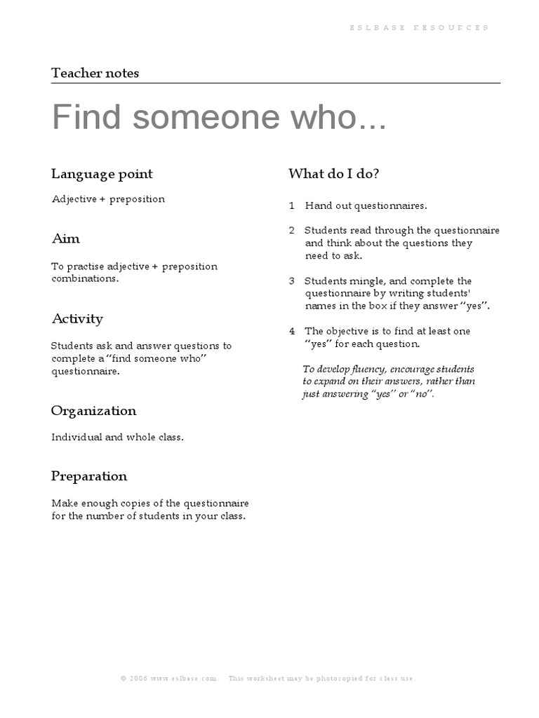 Adjective Prep | PDF