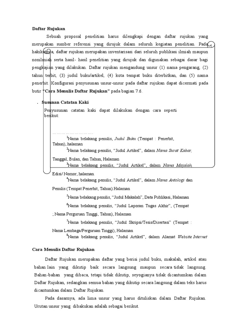 Daftar Rujukan | PDF