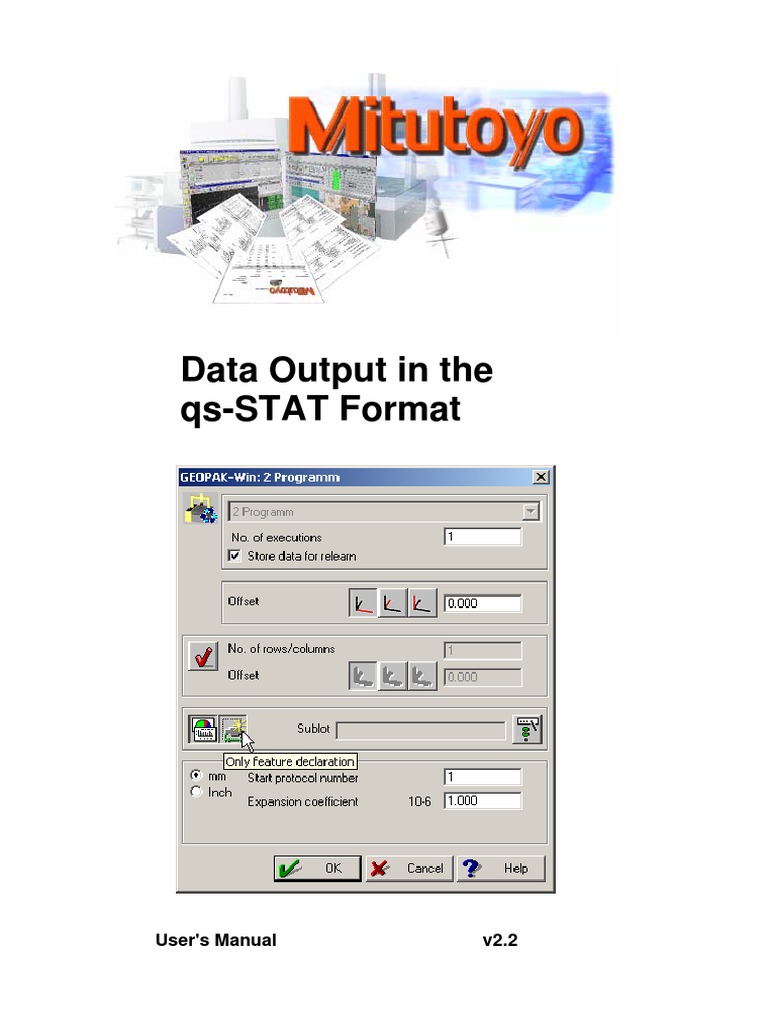Data Output in The qs-STAT Format: User'S Manual V2.2 | PDF | Internet ...
