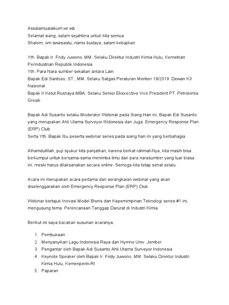 NAskah MC Web Binar | PDF