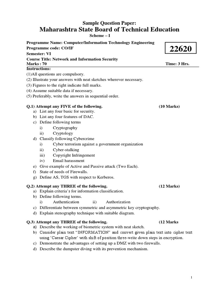 22620-Sample-Question-Paper (Msbte Study Resources) | PDF ...