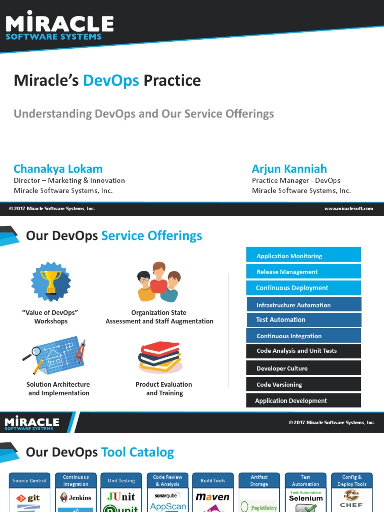 Devops: Miracle'S Practice | PDF | Information Technology Management ...